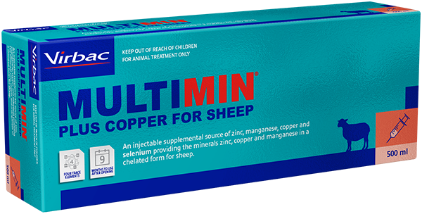 MULTIMIN® Plus Copper for Sheep - Injectable trace elements for ewes pre-lamb | Virbac